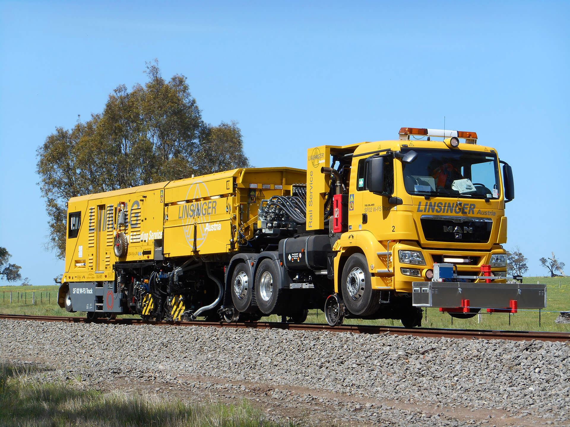 Reprofiling of the rail head - Linmag